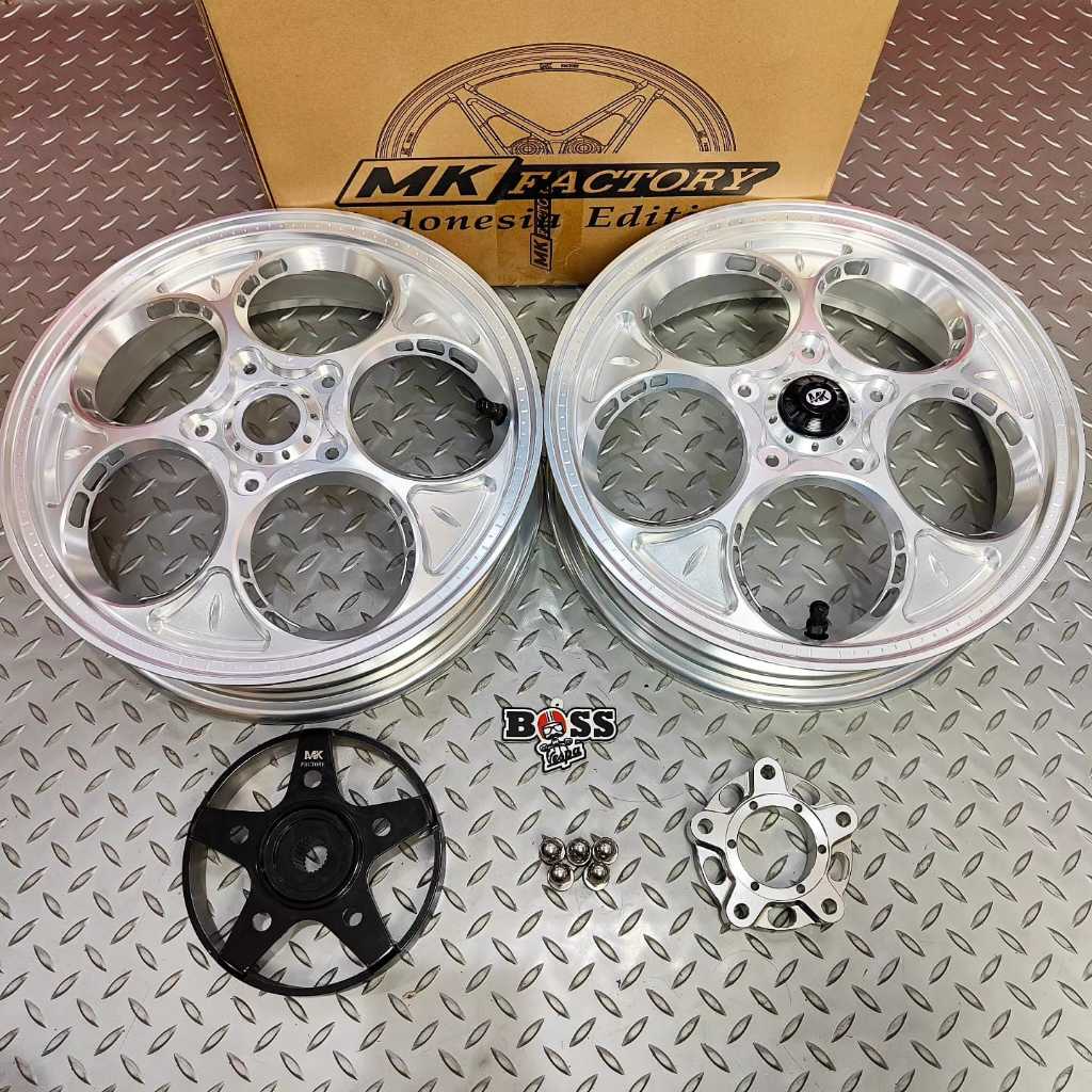 Jual Velg MK Factory M325 Silver 12" Front & Rear Vespa Sprint Prima ...
