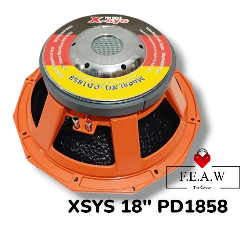 Jual speaker 18inch Xsys PD1858 speaker komponen 18" Xsys PD 1858 ...