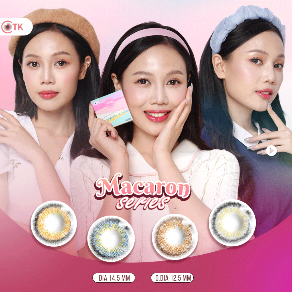 Jual Softlens MACARON 14,5 MM Normal By CTK / Soflen Macaron / Macaron ...