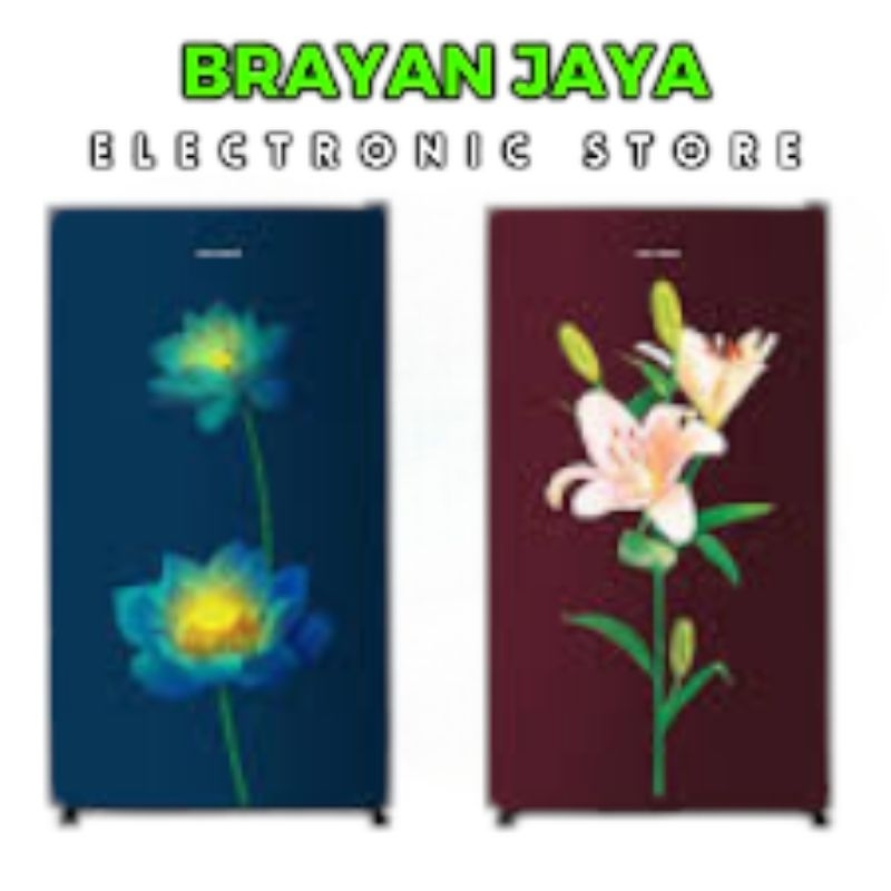 Jual KULKAS POLYTRON 1 PINTU PRB-157/159 LB MOTIF BUNGA GARANSI ...