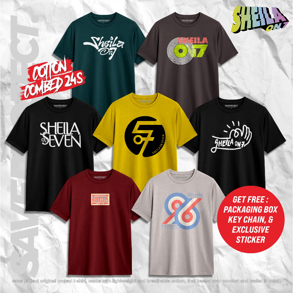 Jual SAVE. Project | Kaos Sheila On 7 Series ⅠⅤ | Sheila On Seven ...