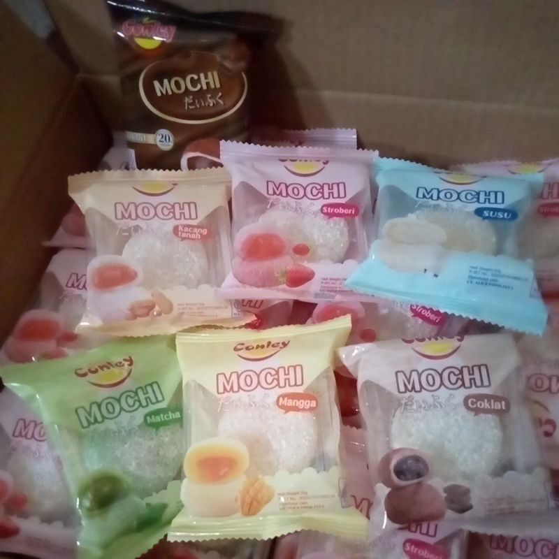 Jual PAKET MOCHI CONLEY ISI 10 X 30GR ANEKA RASA KUE MOCI JEPANG ...