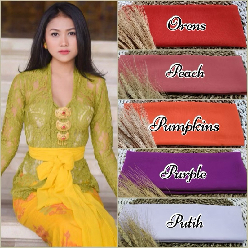 Jual SLENDANG POLOS/SLENDANG BALI/SLENDANG SIPON MURAH/SENTENG BALI ...