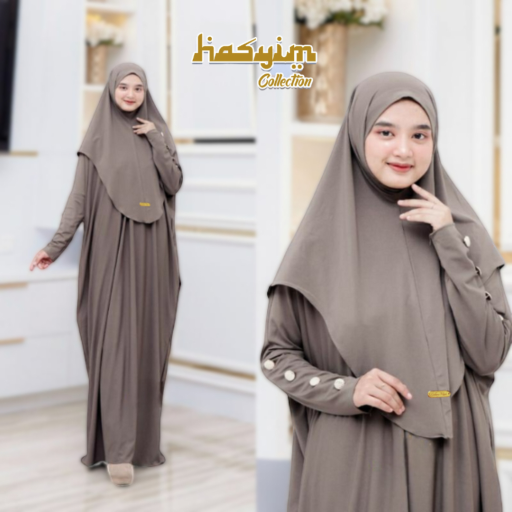 Jual Keiyra Abaya Jersy Set Hijab Material Jersy abaya set Basic,gamis plain umrah daily jersey ...