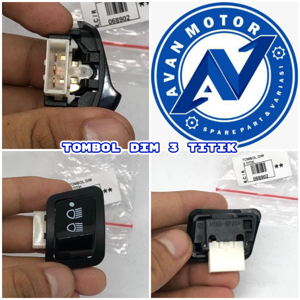 Jual TOMBOL DIM 3 TITIK || TOMBOL SAKLAR DIM DIMMER DIMER 3 TITIK HONDA ...