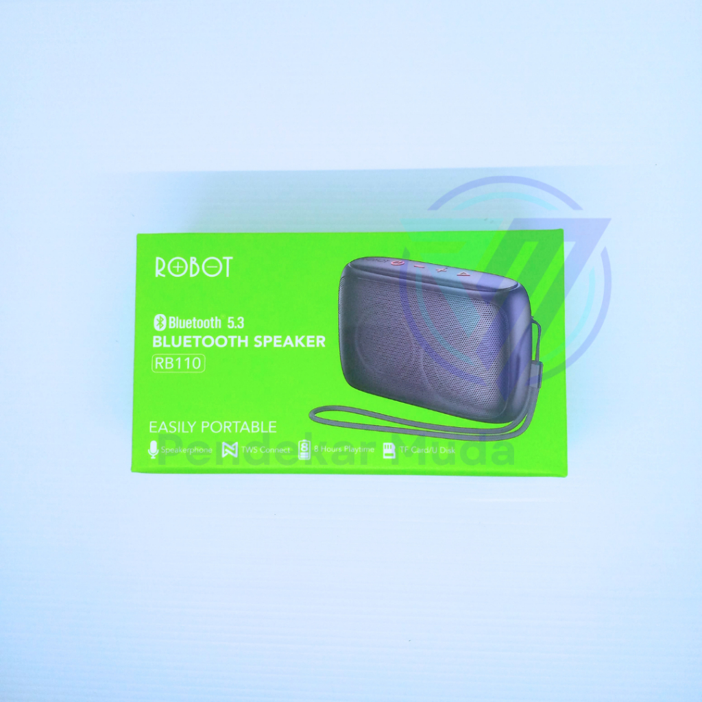 Jual Speaker mini Portable praktis mudah dibawa kemana saja, Merek ROBOT RB110 | Shopee Indonesia