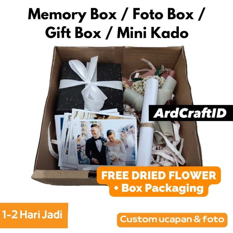 Jual Memory Box / Foto Box / Gift Box / Mini Kado [1-2 Hari Kerja ...
