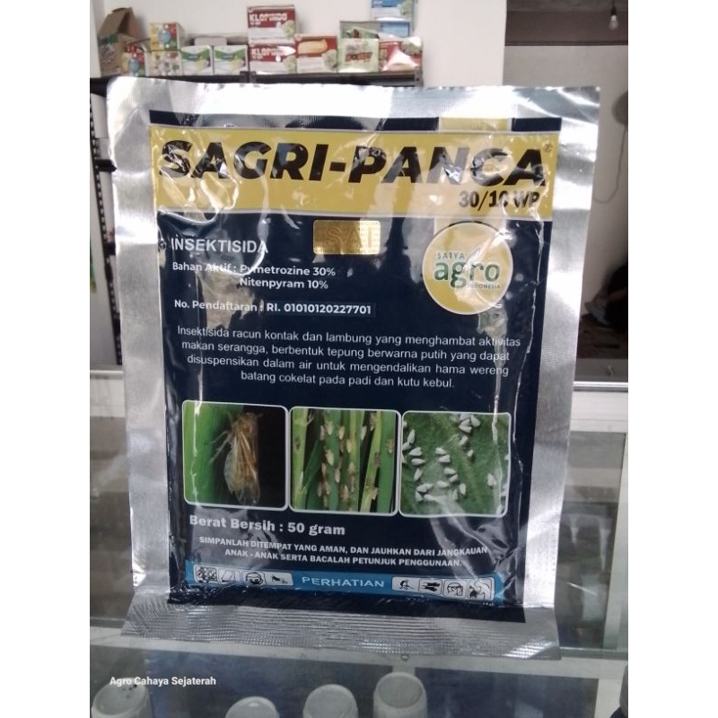 Jual Insektisida Sagri Panca 30/10 WP 50 gram INSEKTISIDA HAMA WERENG ...