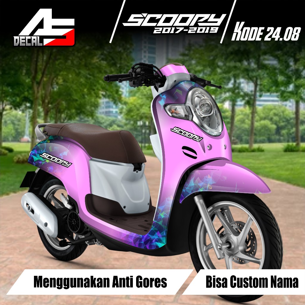 Jual Decal Sticker Full body Honda Scoopy FI New 2017 2018 2019 Sticker ...