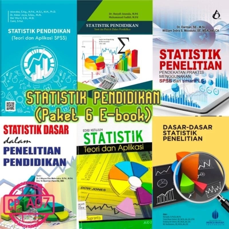 Jual (cp.A07) STATISTIK PENDIDIKAN (PAKET 6 EBOOK) | Shopee Indonesia