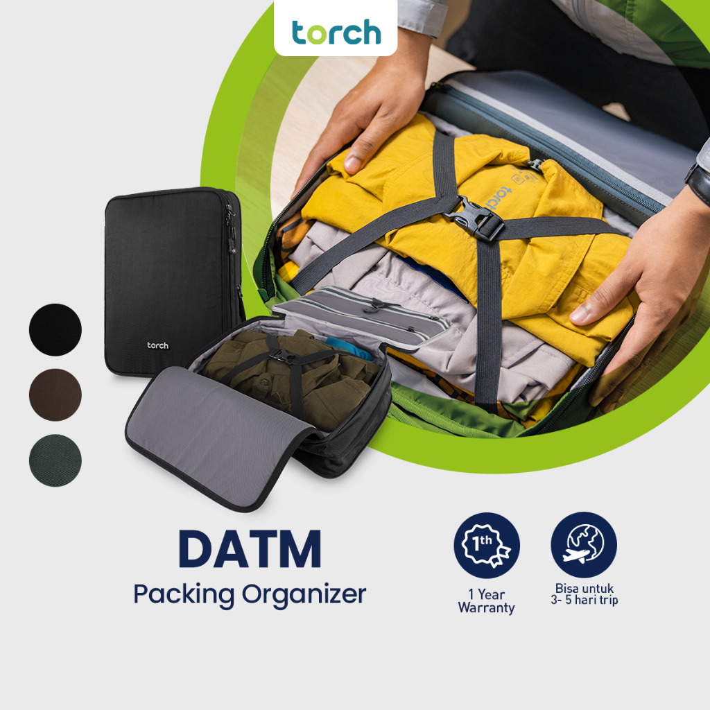 Jual TORCH Datm Expandable Bag Organizer Travelling Packing Cube Koper ...