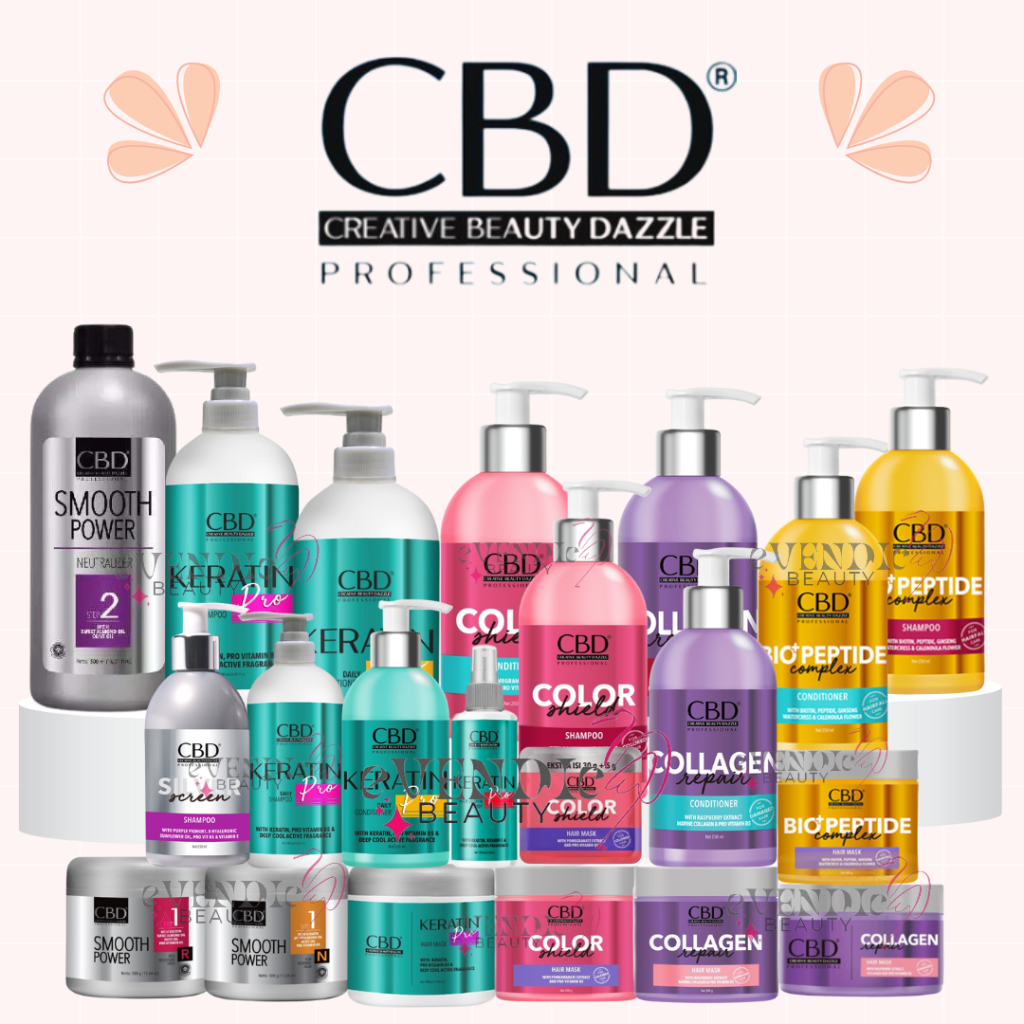 Jual READY CBD COLOR SHIELD HAIR MASK 500ML / SHAMPOO 250 ML ...