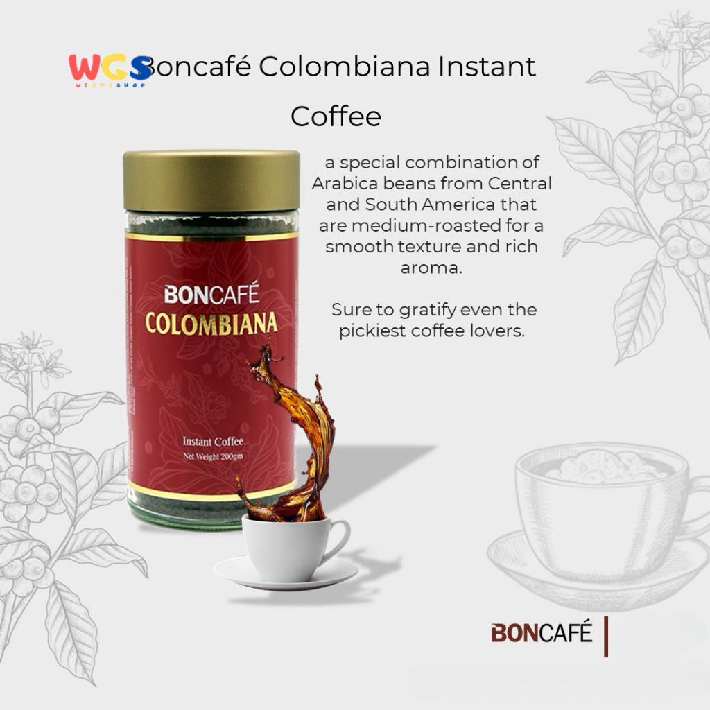 Jual BONCAFE Colombiana Instant Gourmet Coffee 100g | Shopee Indonesia