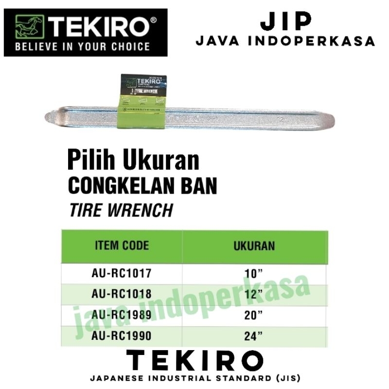Jual TEKIRO congkelan ban ukuran panjang 10 12 20 24 inch cukil ban ...