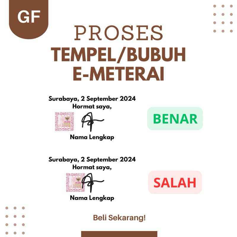 Jual E-METERAI / PROSES BUBUH E-METERAI/ TEMPEL E-METERAI/ VLD | Shopee ...