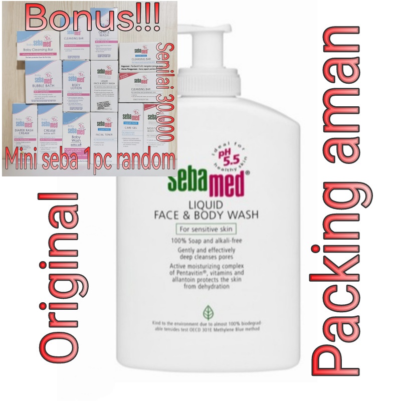 Jual Original sebamed face & and body wash 1000ml 1000 ml | Shopee ...
