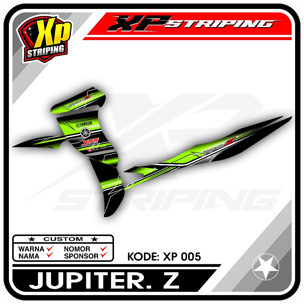 Jual Striping Jupiter Z - Sticker Striping Yamaha Jupiter Z Desain ...