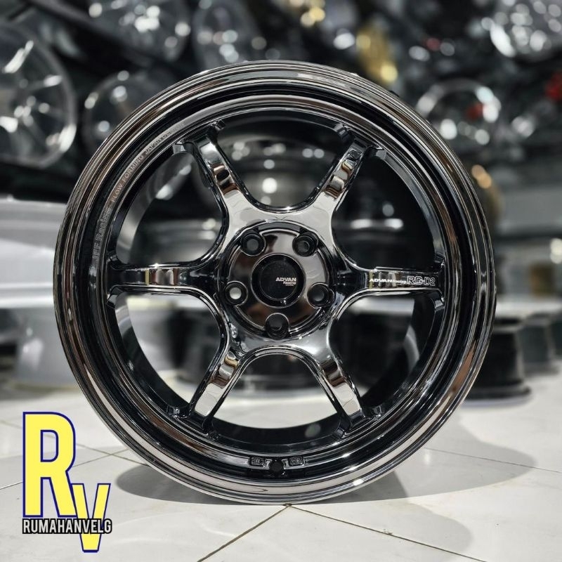 Jual jual velg mobil racing R18 ADVAN RG D2 FLOW FORMING LEBAR 8,5 velg mobil ring 18 velg ...