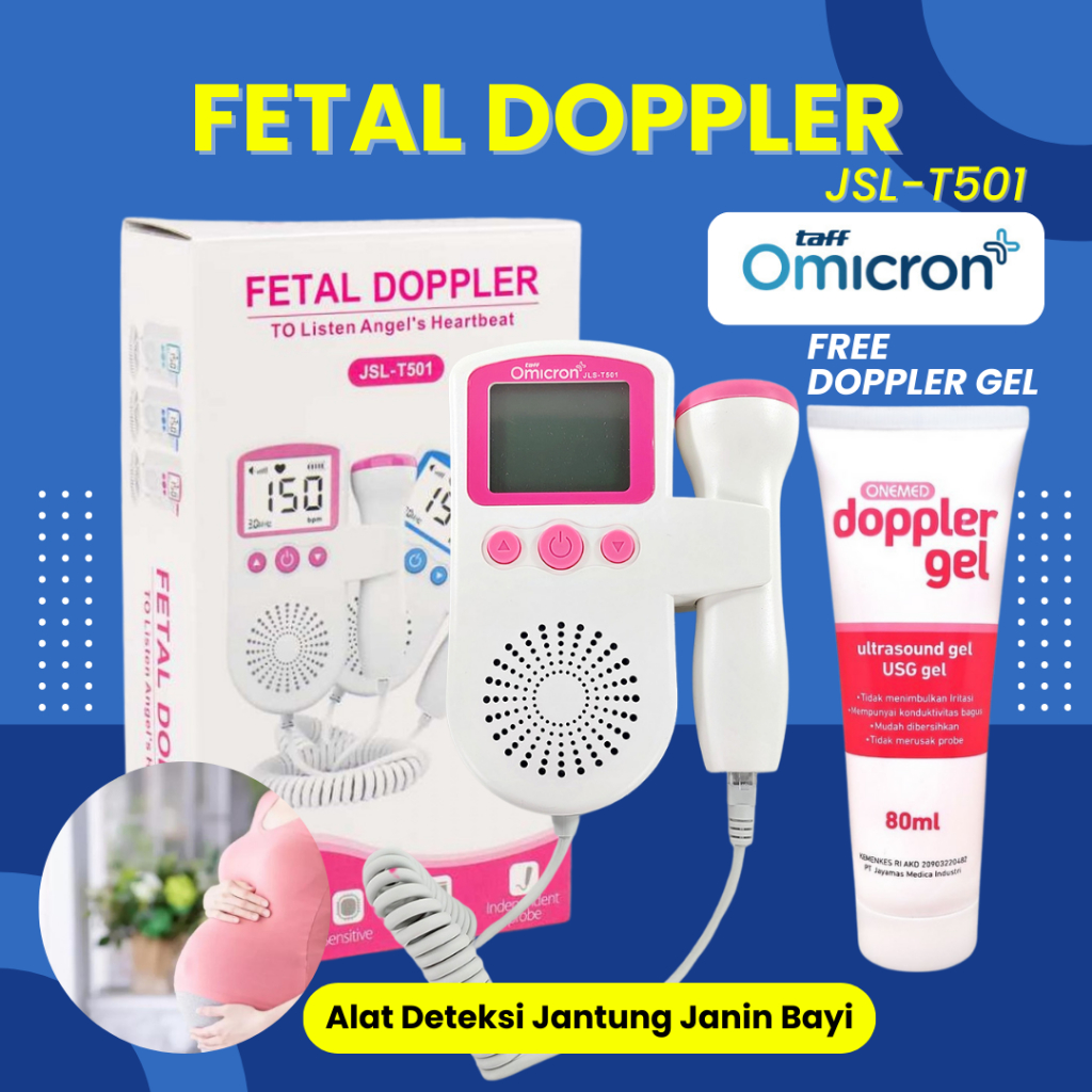 Jual Fetal Doppler Alat Deteksi Jantung Janin Bayi Fetal Doppler ...