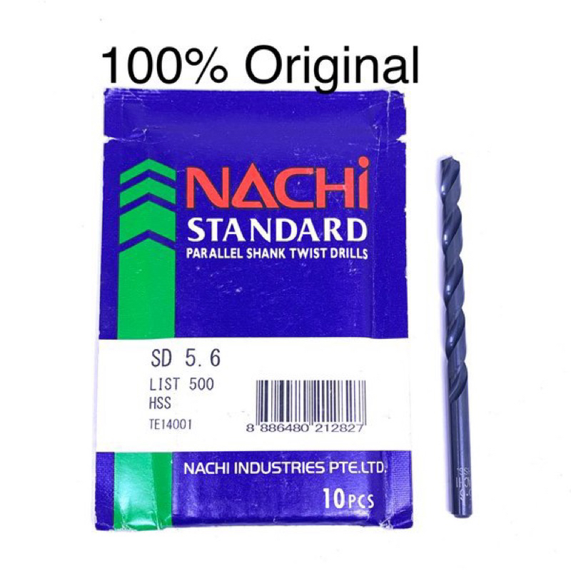 Jual Bor 5.6 mm Nachi HSS Japan Baru Original Drill HSS 5.6mm Nachi ...