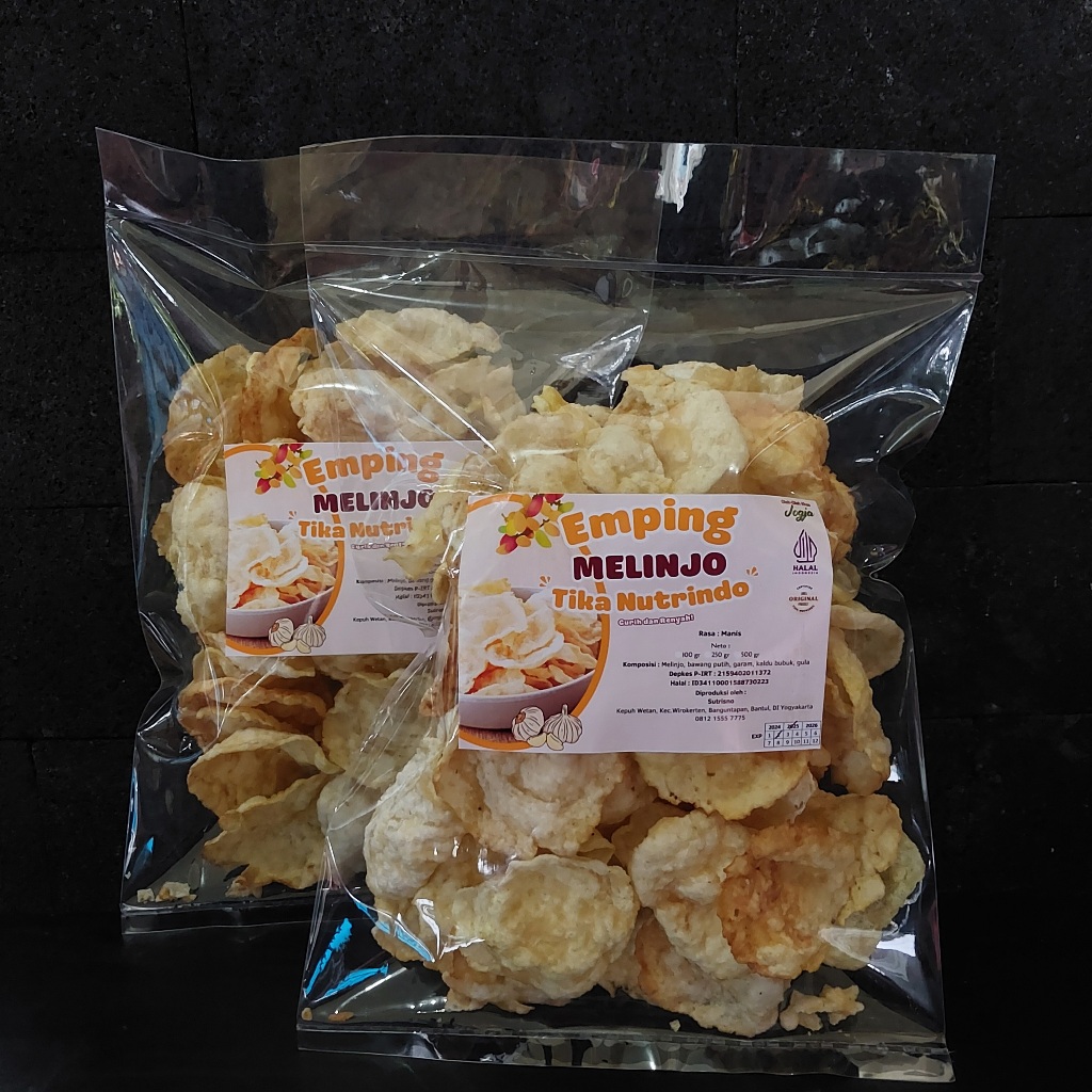 Jual Emping Melinjo Matang Super Rasa Manis Tika Nutrindo - Oleh Oleh ...