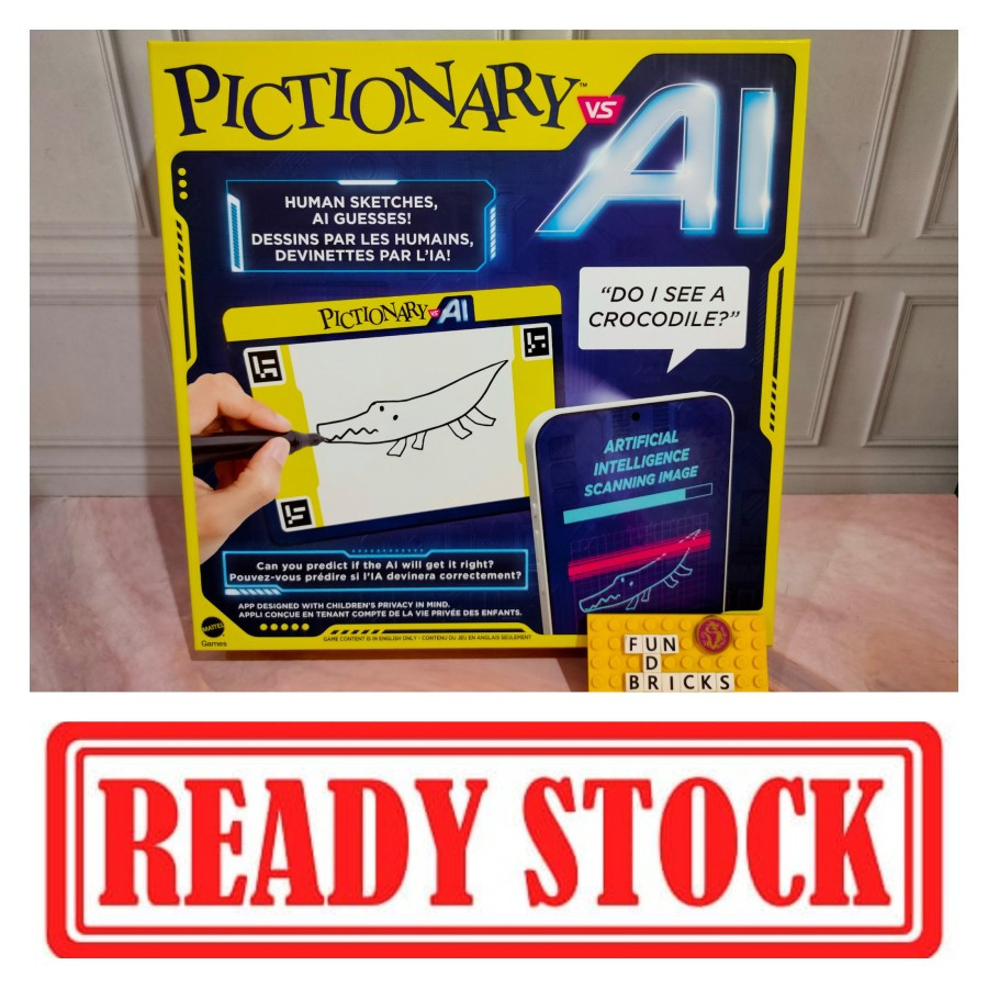 Jual Mattel Pictionary VS AI Board Game | Shopee Indonesia