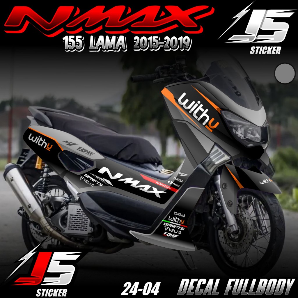 Jual (COD) Decal Sticker Yamaha Nmax 155 Old Lama 2015 2016 2017 2018 ...