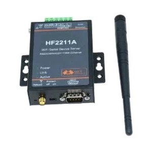 Jual HF2211A Serial Fort Server RS232/RS422/RS485 to wiffi ethernet Converter Modebus | Shopee ...