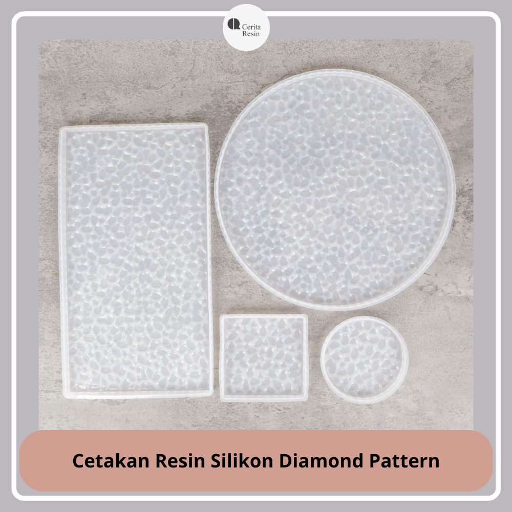 Jual Cerita Resin - Molding Cetakan Resin Silikon Diamond Pattern ...