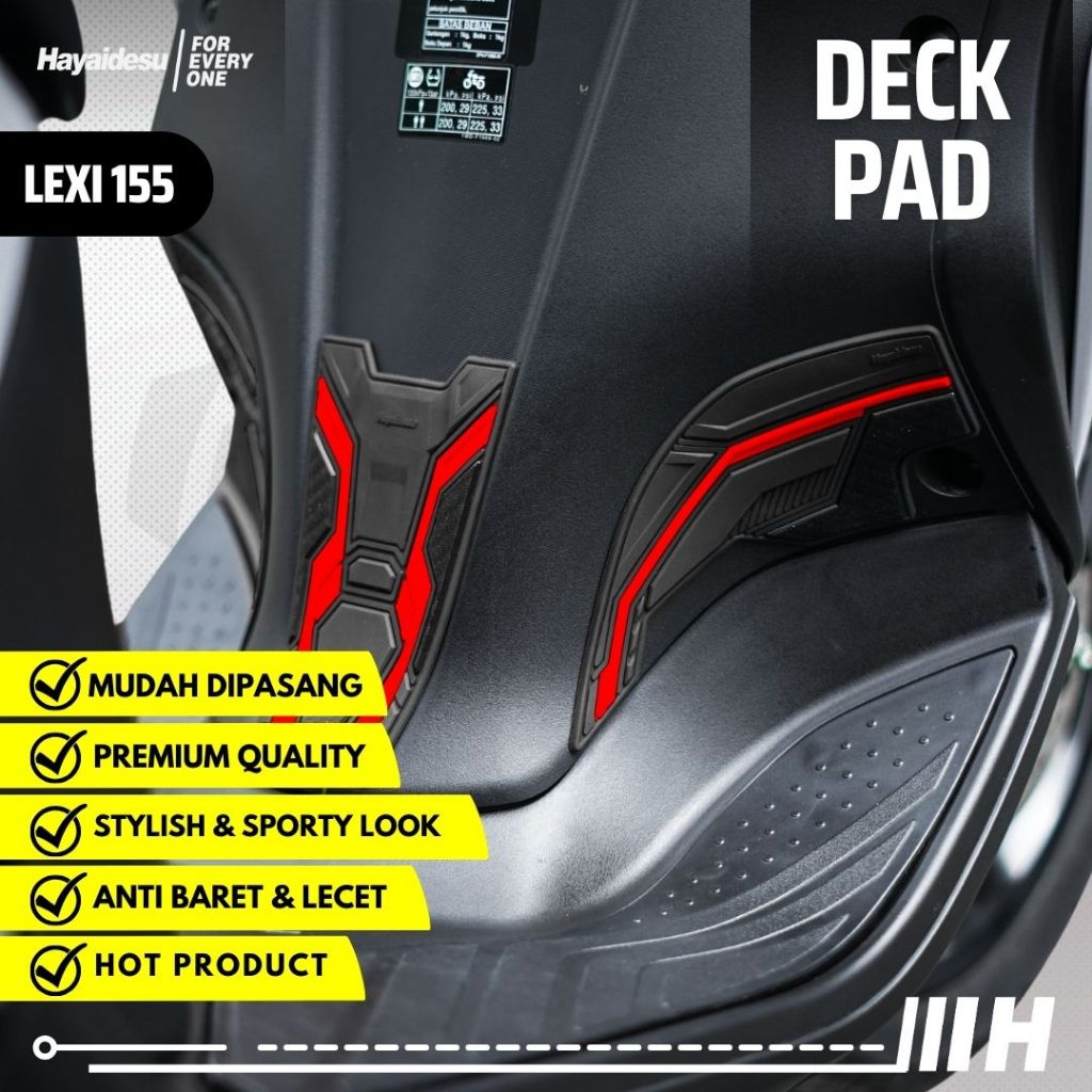 Jual Hayaidesu Yamaha LEXI 155 Body Protector DECK PAD Cover | Shopee ...