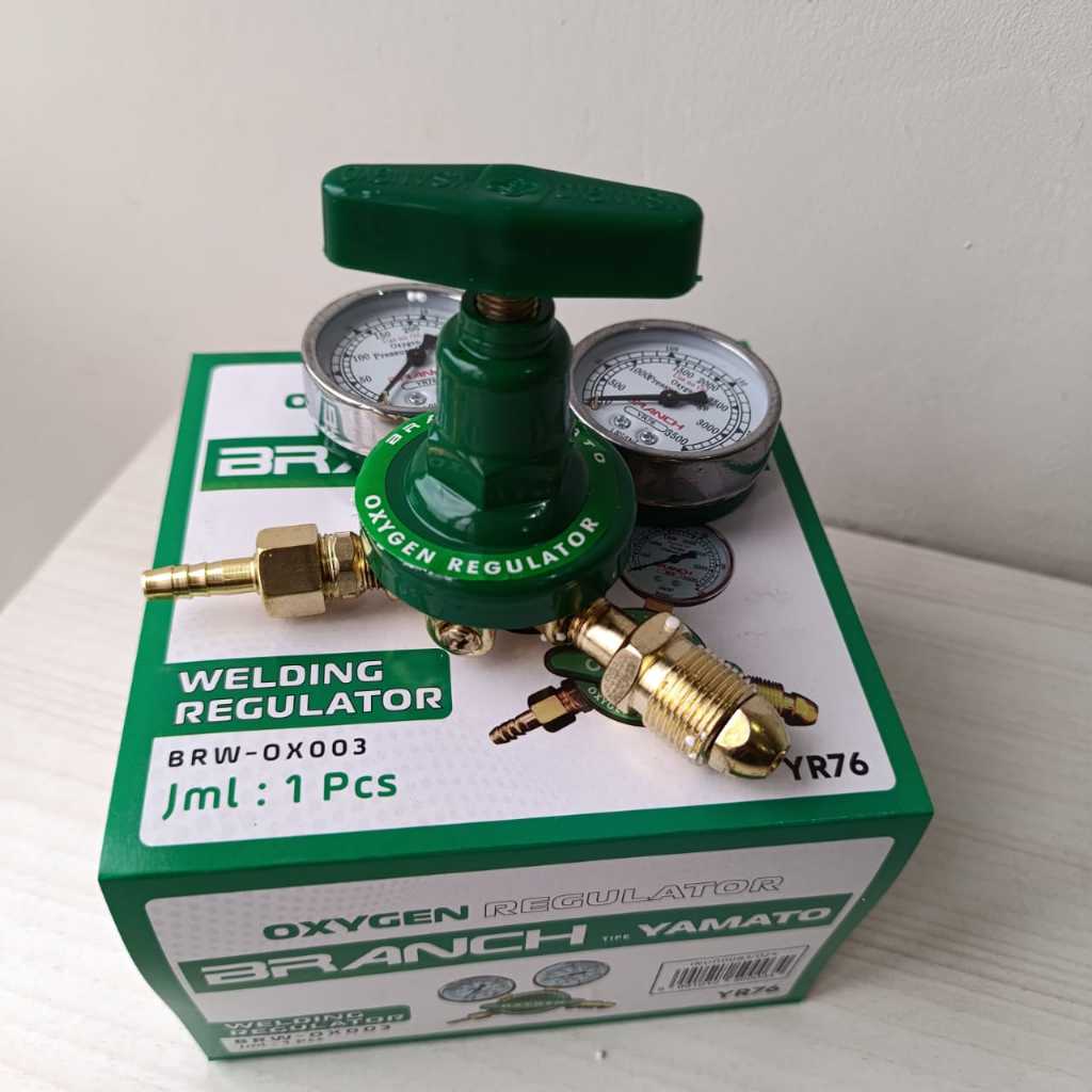 Jual Yamato Welding Regulator Tabung Gas Oxygen YR-76 Untuk Las / BRANCH JAPAN TEC. Reg Oksigen ...
