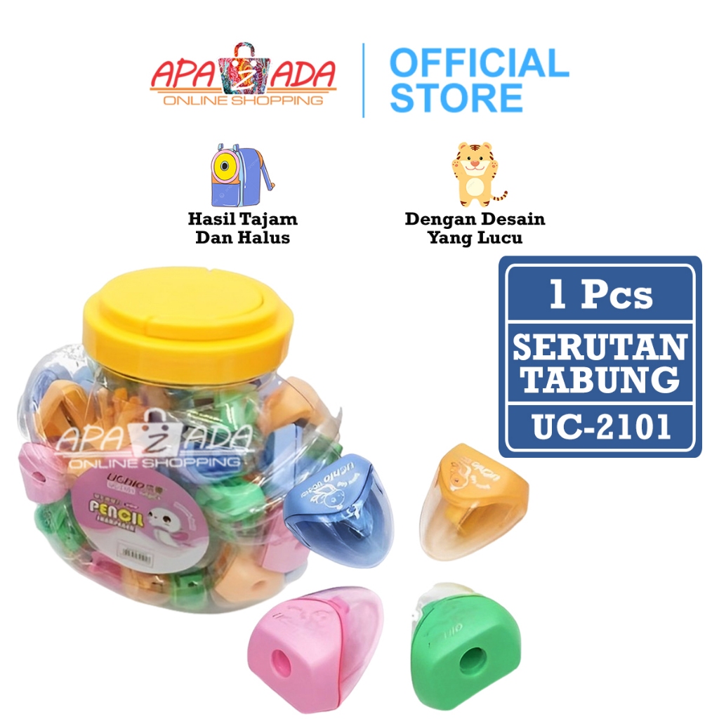 Jual Apazada - Serutan Pensil Tabung [1 Pcs] / Rautan Pengserut Tabung ...