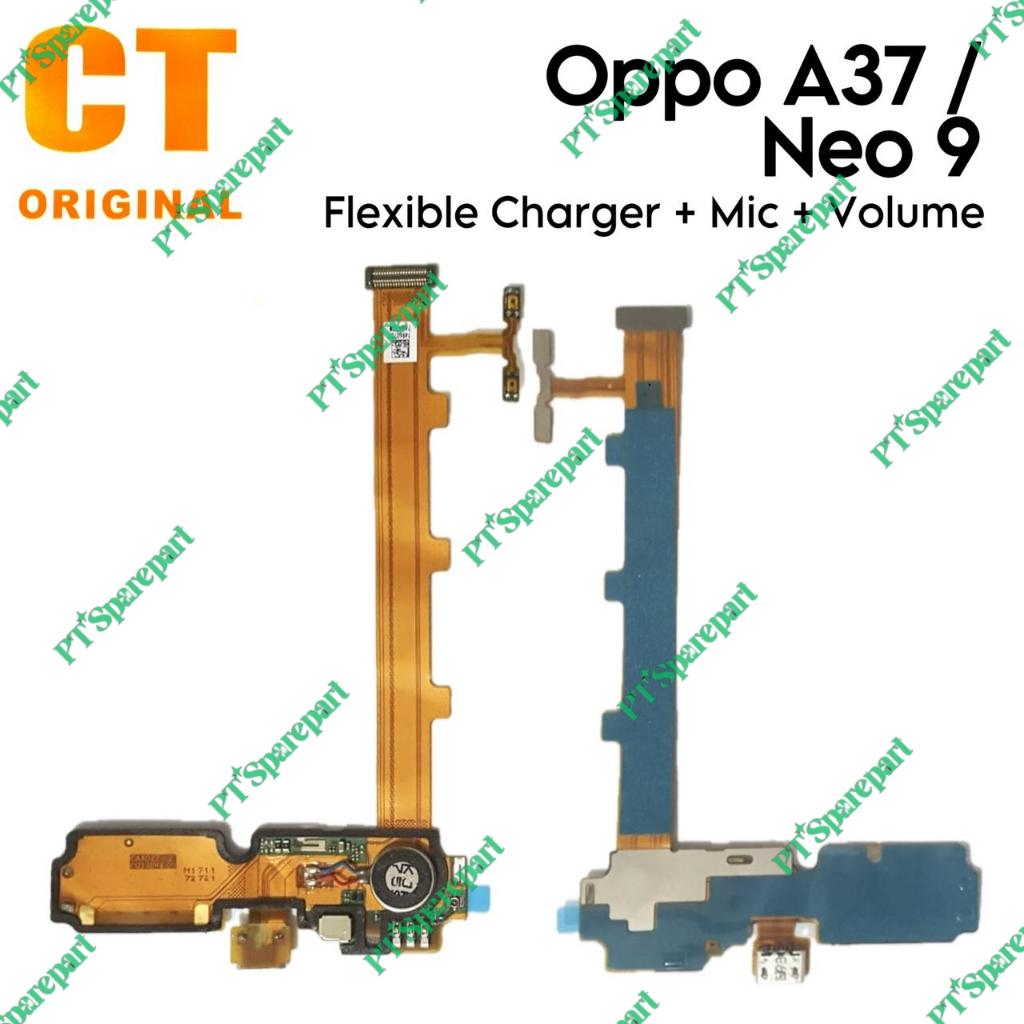 Jual Flexible Connector Charger Volume Mic + Volume Oppo A37 / Neo 9 ...