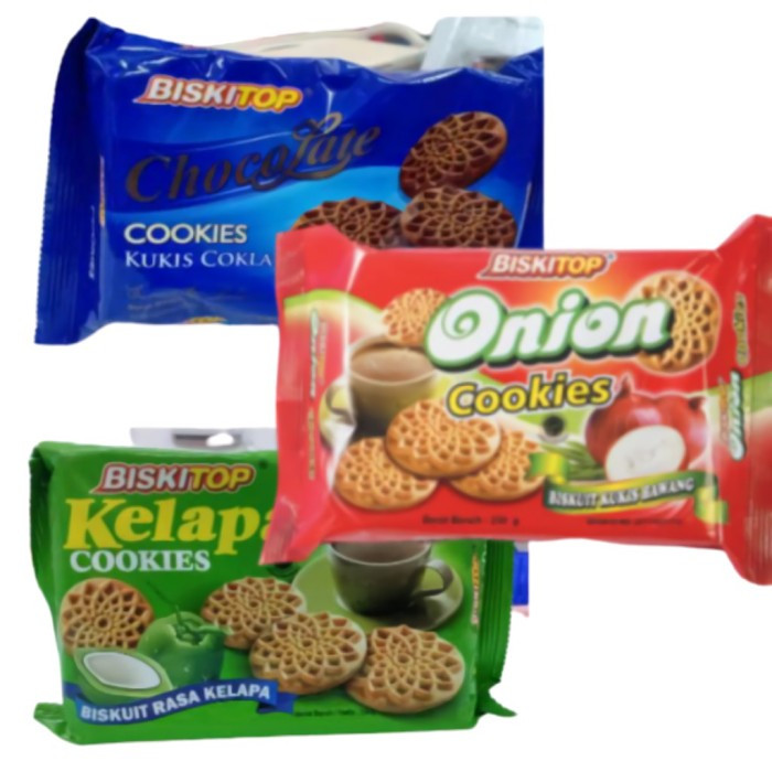 Jual BISKITOP COOKIES KELAPA & ONION 300GR | Shopee Indonesia