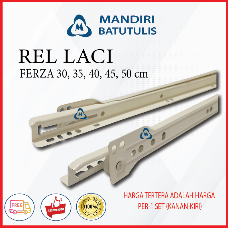 Jual Rel Laci FERZA - Rell Laci Geser 1 Set Kanan Kiri 30cm 35cm 40cm ...