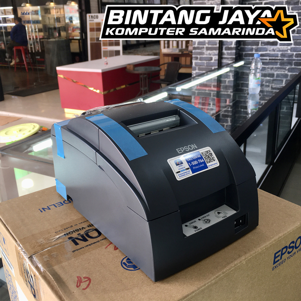 Jual Epson TM-U220D POS Printer 9 Pin Dot Matrix USB Manual Cutter ...