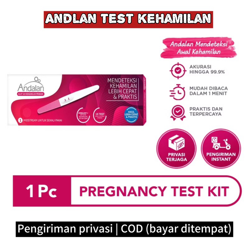 Jual Andalan Alat Uji Kehamilan Pribadi / Andalan Test Kehamilan Akurat ...