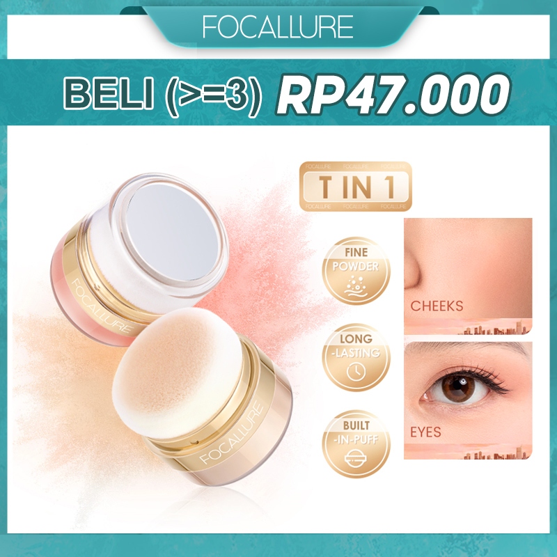 Jual FOCALLURE Blusher Powder & Loose Setting Powder Oil-Control Face ...