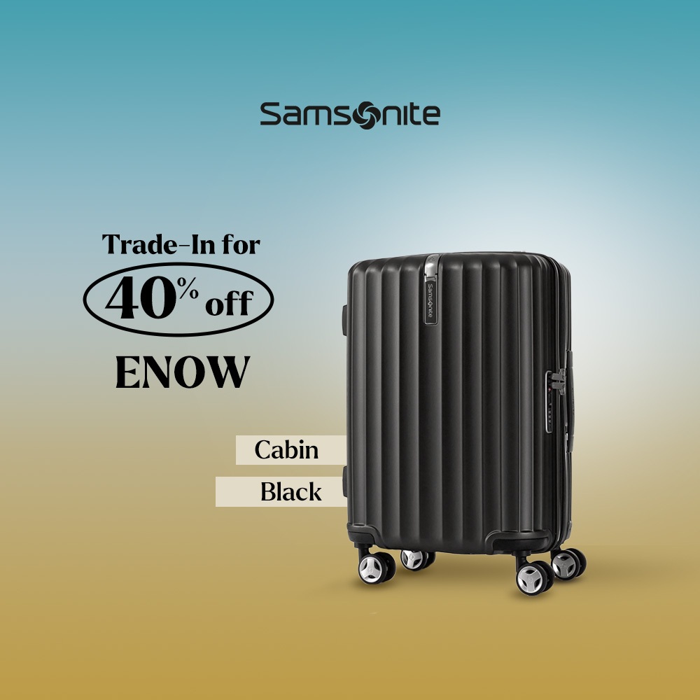 Jual Samsonite Koper Hardcase Enow Spinner Cabin 20" - Black | Shopee ...