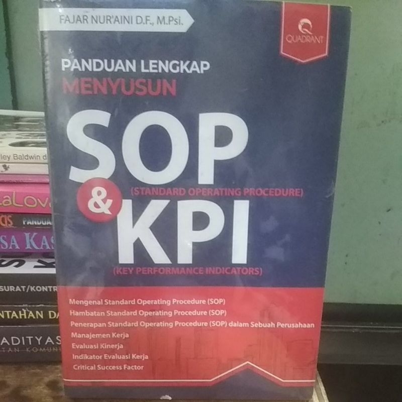 Jual Panduan Lengkap Menyusun SOP KPI original | Shopee Indonesia