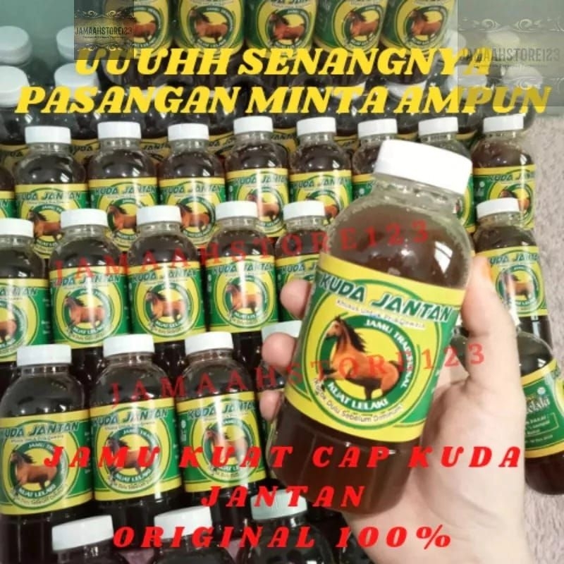 Jual Jamu Kuat Pria Asli Madura Cap Kuda Jantan | Jamu Kuat Pria Dewasa ...