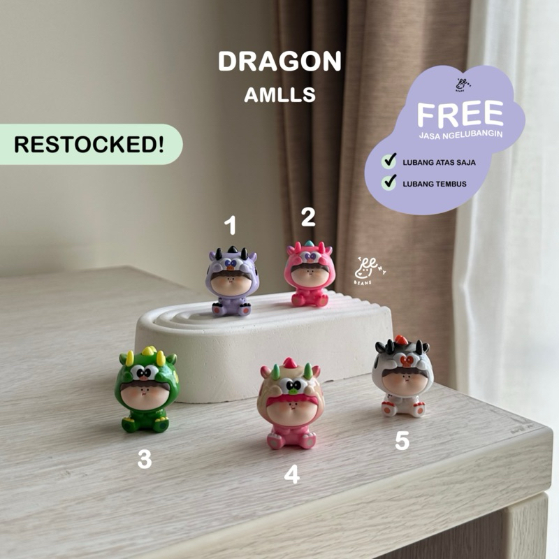 Jual Karakter Selected Dragon Egg AMLLS | Free Lubang Blind Box Kacang ...