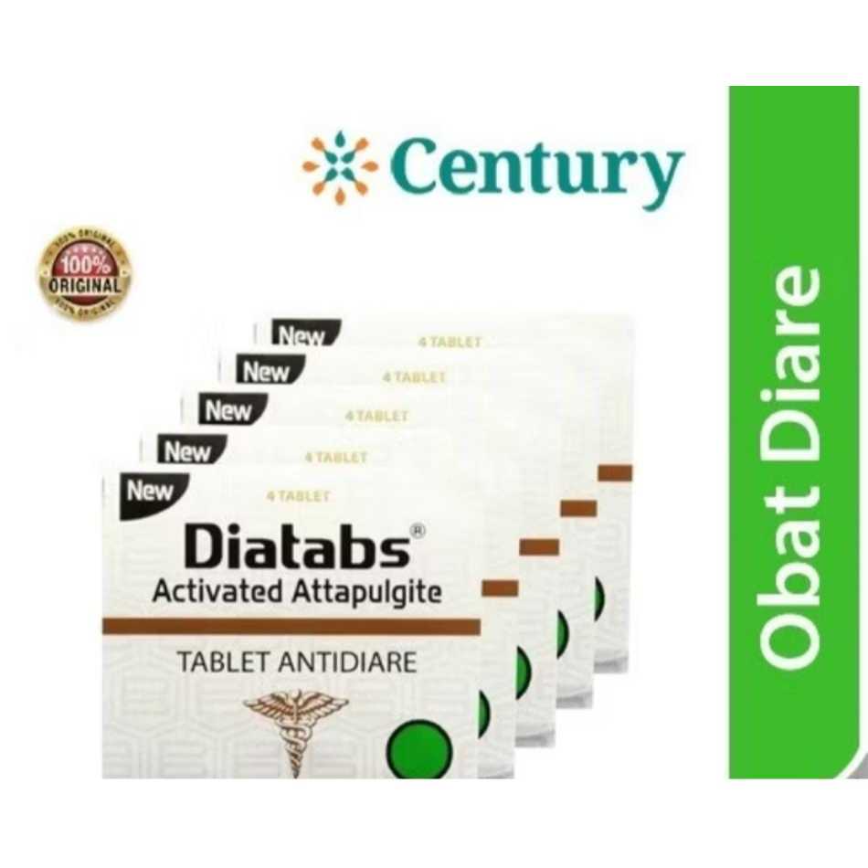 Jual NEW DIATABS TAB/DIARE/MENCRET/OBAT DIARE/OBAT MENCRET/SAKIT PERUT ...