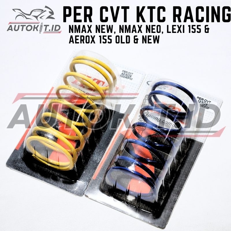 Jual PER CVT KTC RACING 1000 RPM & 1500 RPM NMAX, AEROX, LEXI, MIO M3 ...