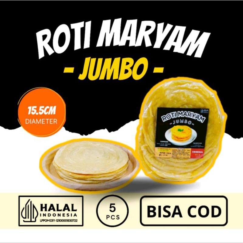 Jual Roti Maryam JUMBO isi 5 Rasa Original by Tumbuh Food Lembut ...