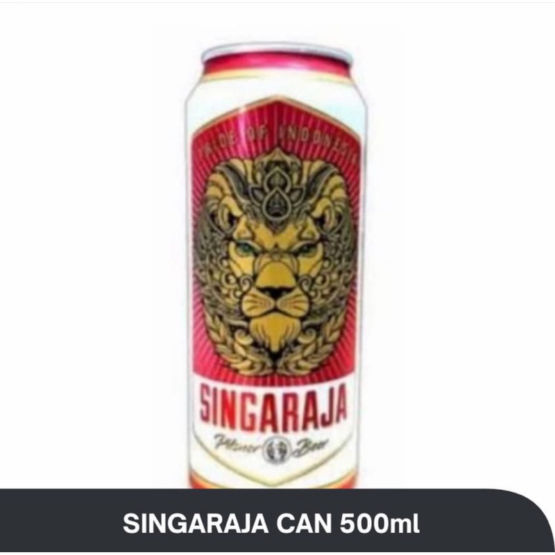 Jual BIR SINGARAJA 500ml SINGARAJA CAN 500ml PER KALENG | Shopee Indonesia