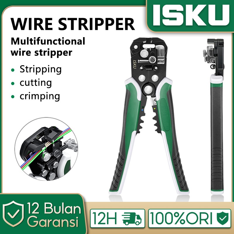 Jual Isku tang Kupas Potong Kabel Multifungsi Automatic Wire Tang ...