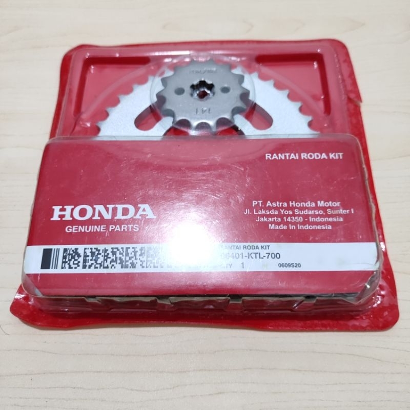 Jual GEAR SET / GIR SET PAKET RANTAI SUPRA FIT NEW SUPRA X 125 KHARISMA REVO LAMA KTL/KPH HONDA ...