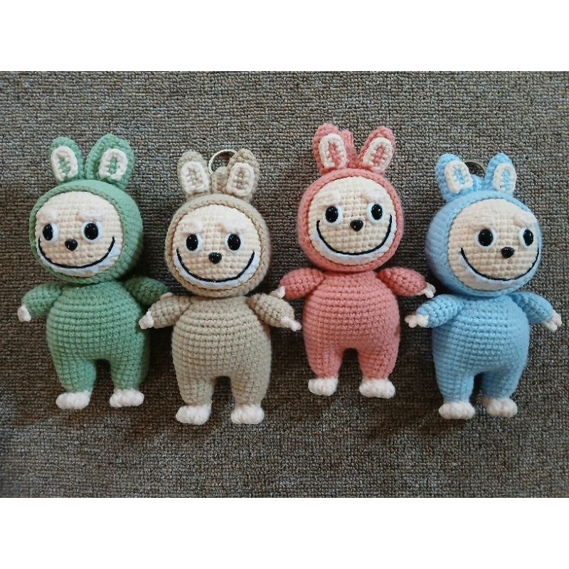 Jual Pop Mart Labubu Crochet, Boneka Labubu Rajut - Adorbs Craft ...