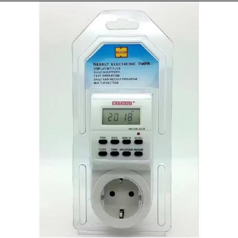 Jual STOP KONTAK TIMER DIGITAL LISTRIK OTOMATIS KITANI | Shopee Indonesia